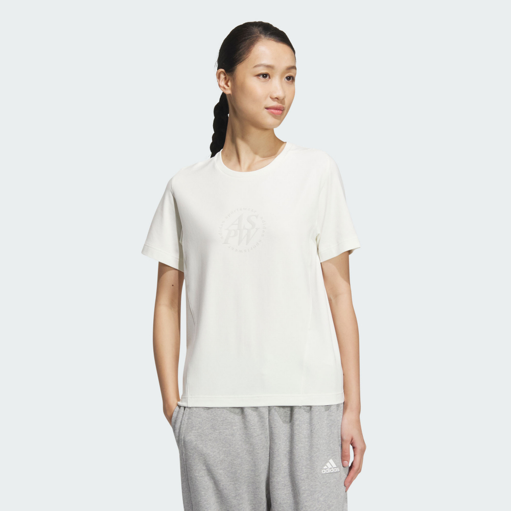 LOUNGE 短袖上衣 JJ3587 | adidas台灣官方購物網站