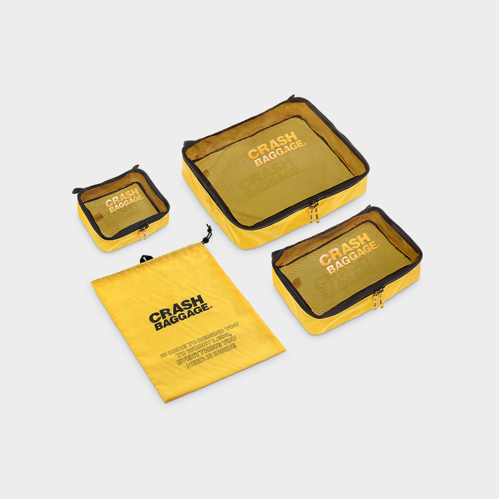 CRASH EASY LIFE KIT 旅行收納組 - 經典黃 | 熱銷推薦 | 恆隆行線上購物