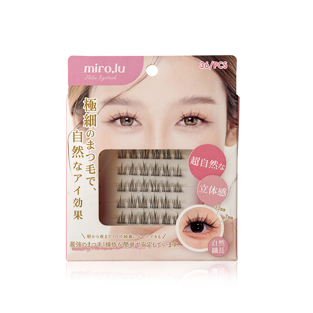 Miro.lu 擬真軟毛分段式免膠假睫毛-自然纖長36入 | 熱銷推薦 | 康是美網購eShop