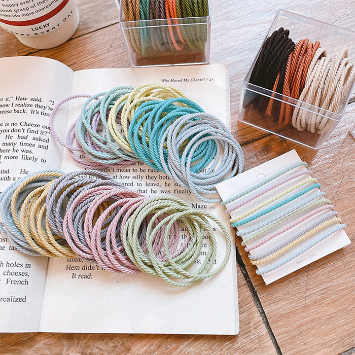 Ray Fair 美好生活系列 經典配色彈性髮圈50入組 (任選) | 熱銷推薦 | 康是美網購eShop