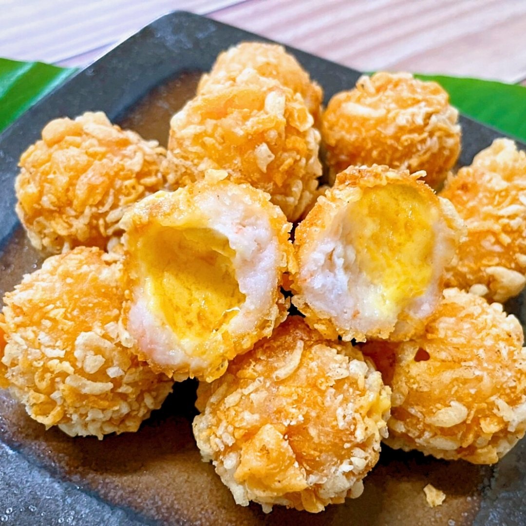 【冷凍店取-揪人買海鮮】黃金熔岩蝦球(250gx1) | 熱銷推薦 | 全家行動購