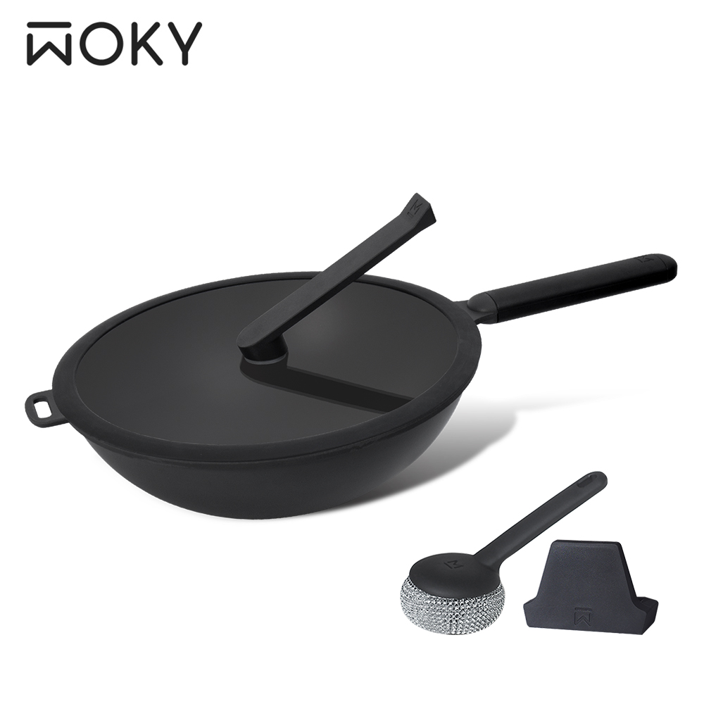 【WOKY沃廚】恰恰鍋32CM不沾炒鍋(1組) | 熱銷推薦 | 全家行動購
