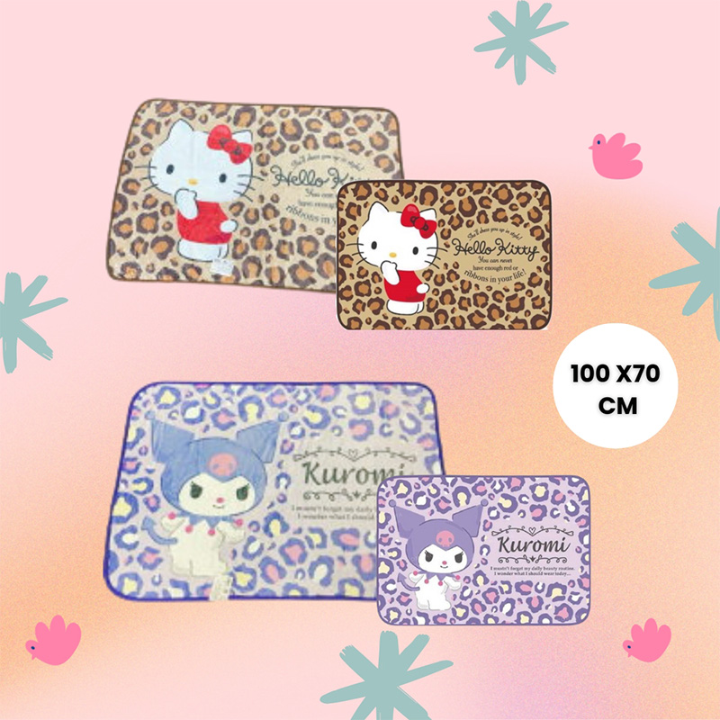 RAY FAIR美好生活日本三麗鷗酷洛米/HELLO KITTY 冬季豹紋毛毯 (任選) | 熱銷推薦 | 康是美網購eShop