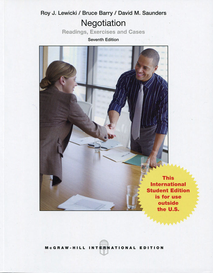 Lewicki／Negotiation： Readings， Exercises， and Cases／7版 | 熱銷推薦 | 華泰網路書店 ...