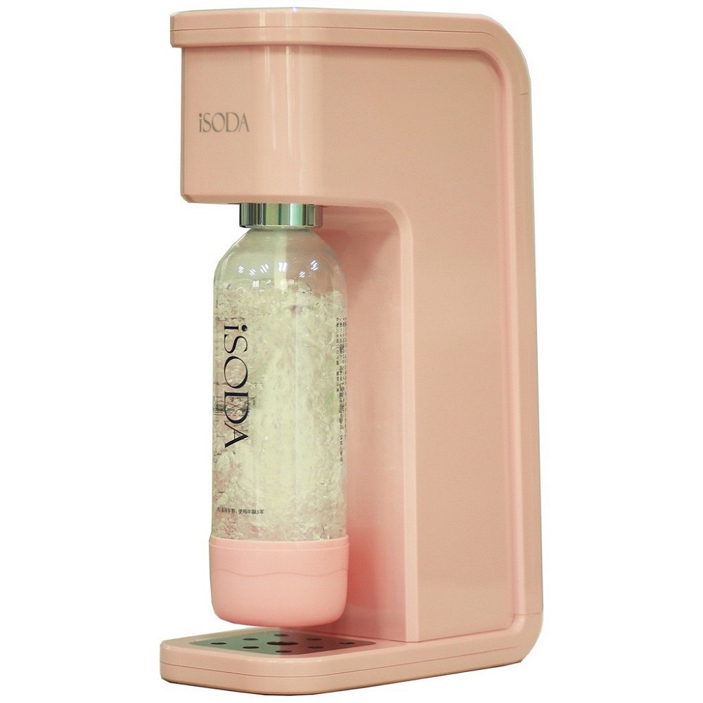 【iSODA】全自動氣泡水機－粉漾紅(IS－500P＊1個) | 熱銷推薦 | 全家行動購