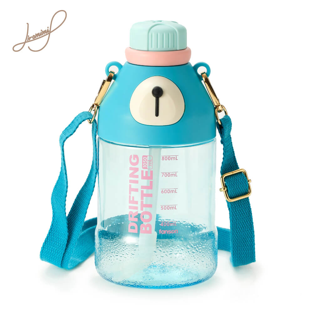 【Hiromimi】Tritan可愛熊水壺(1050ml) | 熱銷推薦 | 全家行動購