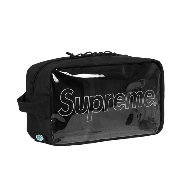 SUPREME FW18 45TH UTILITY BAG 黑色 透明手拿包 | 熱銷推薦 | QUEST SHOP