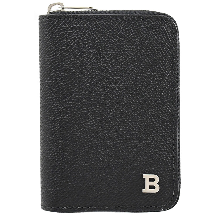 BALLY 6301155 BIVY 金屬LOGO防刮拉鍊卡片零錢包.黑 | 熱銷推薦 | 康是美網購eShop
