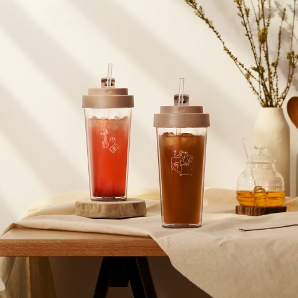 【Oolab】ECOZEN透明雙層隨行杯 | 熱銷推薦 | 康是美網購eShop