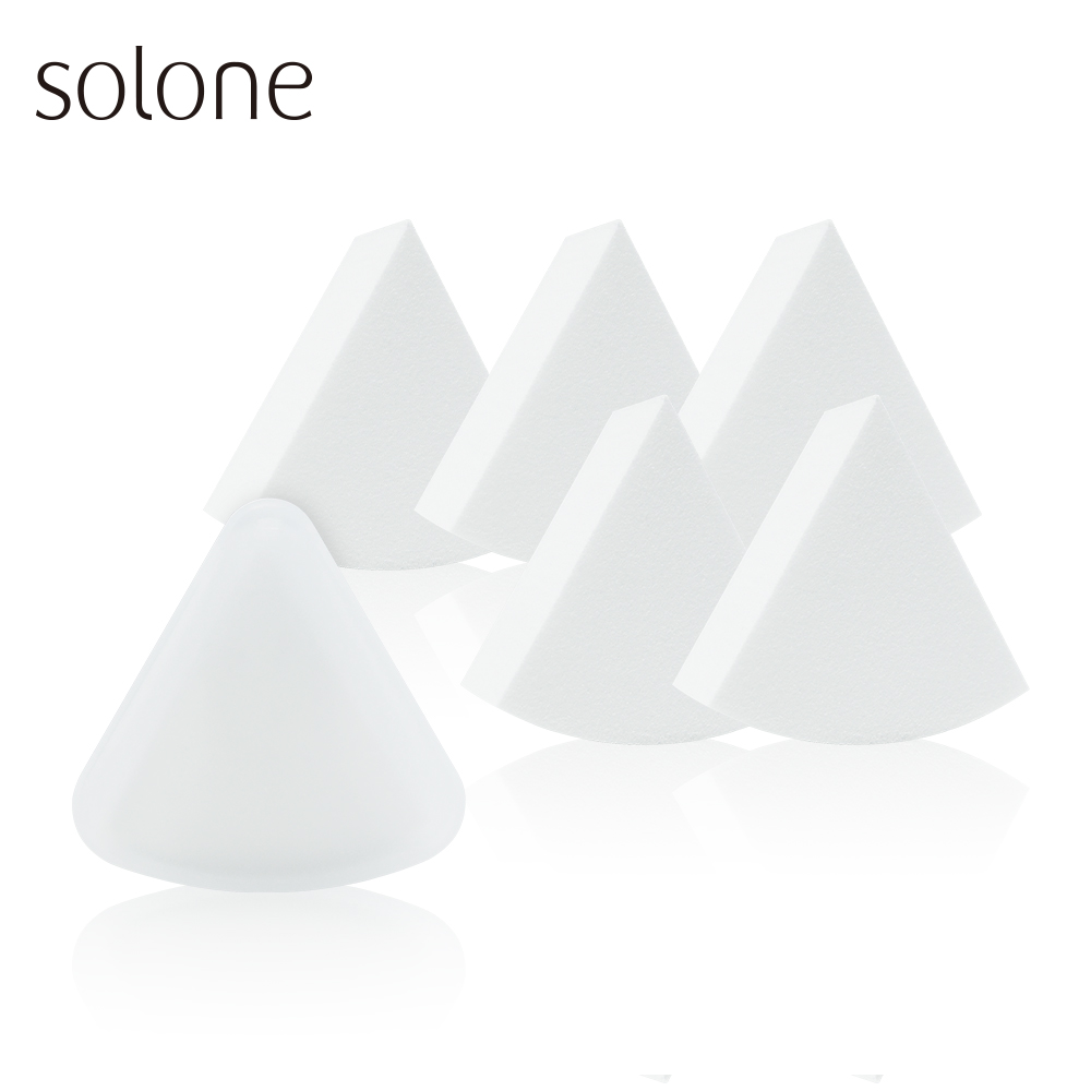 Solone面面俱到上妝粉撲-扇形(6入) | 熱銷推薦 | POYA寶雅線上買